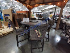 Agio Anderson 7-piece High Dining Set with Fire Table – CostcoChaser