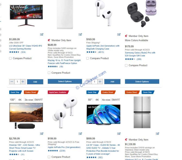 TECH DAYS: Valid 4/10/23 – 4/19/23 I Online-Only – CostcoChaser