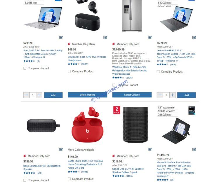 TECH DAYS: Valid 4/10/23 – 4/19/23 I Online-Only – CostcoChaser