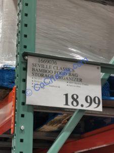 Seville Classics Bamboo Food Bag Storage Organizer, Set of 4 – CostcoChaser