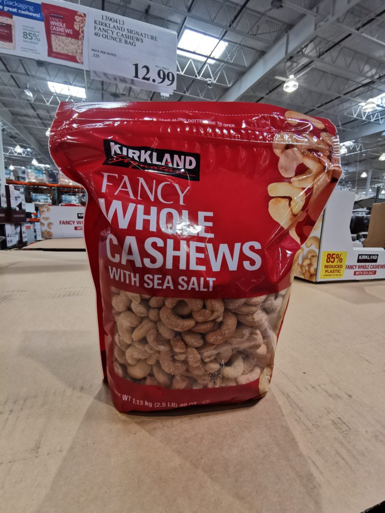Kirkland Signature Fancy Whole Cashews, 40 oz – CostcoChaser