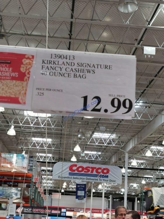 Costco-1390413-Kirkland-Signature-Fancy-Whole-Cashews-tag – Costco Chaser