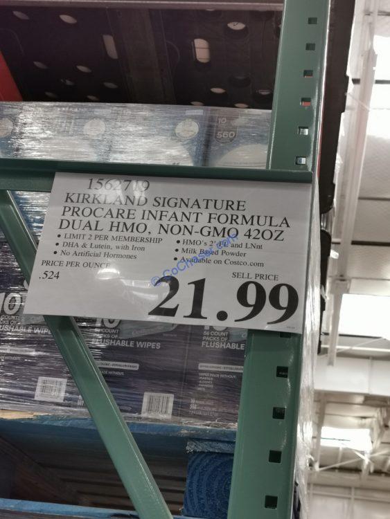 Kirkland Signature ProCare Infant Formula Dual HMO, NON-GMO 42OZ ...