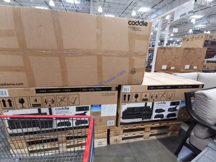 Coddle Aria Fabric Sleeper Sectional – CostcoChaser