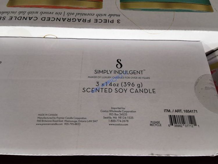 Simply Indulgent 14OZ Candle Set, 3-piece – CostcoChaser