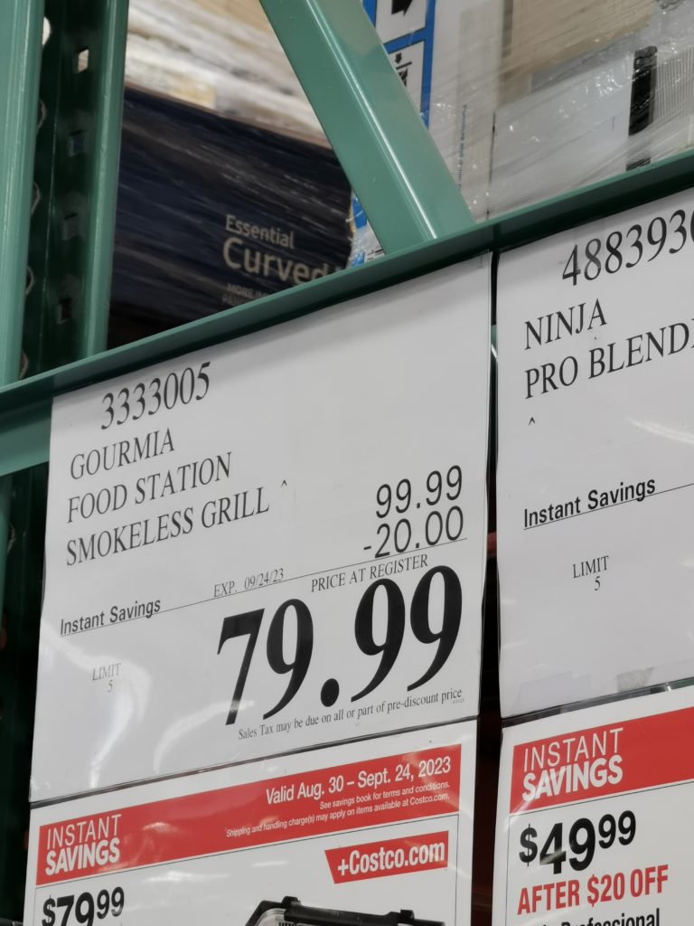Costco-3333005-Gourmia-FoodStation-Smokeless-Grill-tag – CostcoChaser