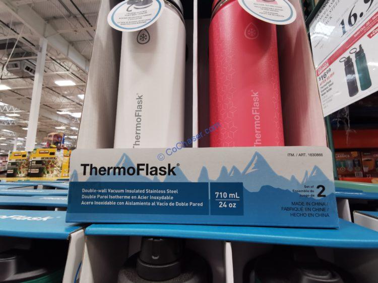 ThermoFlask 24 oz Stainless Steel Bottle, 2-pack – CostcoChaser