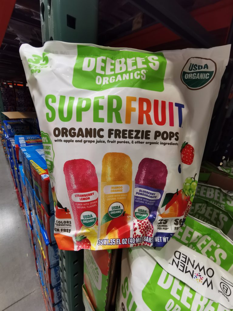 Deebee’s Organic SuperFruit Freezie 35/1.35 Ounce Bars – Costco Chaser