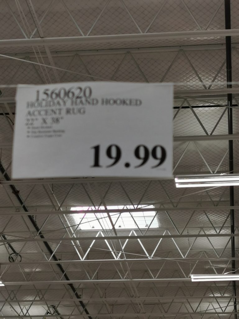 Costco-1560620-Gertmenian-Holiday-Hand-Hooked-Accent-Rug-tag – CostcoChaser