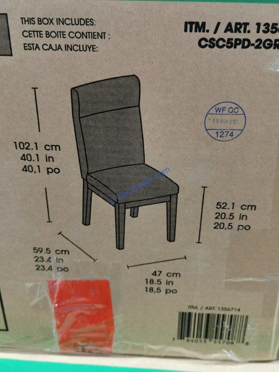 Bayside Furnishings Kaelyn 5-Piece Dining Set – CostcoChaser