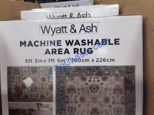 WYATT & ASH Washable Area Rug, 5’3” x 7’5” – CostcoChaser