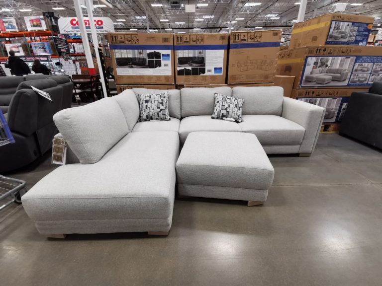 Synergy Home Drayden Fabric Sectional with Ottoman – Costco Chaser