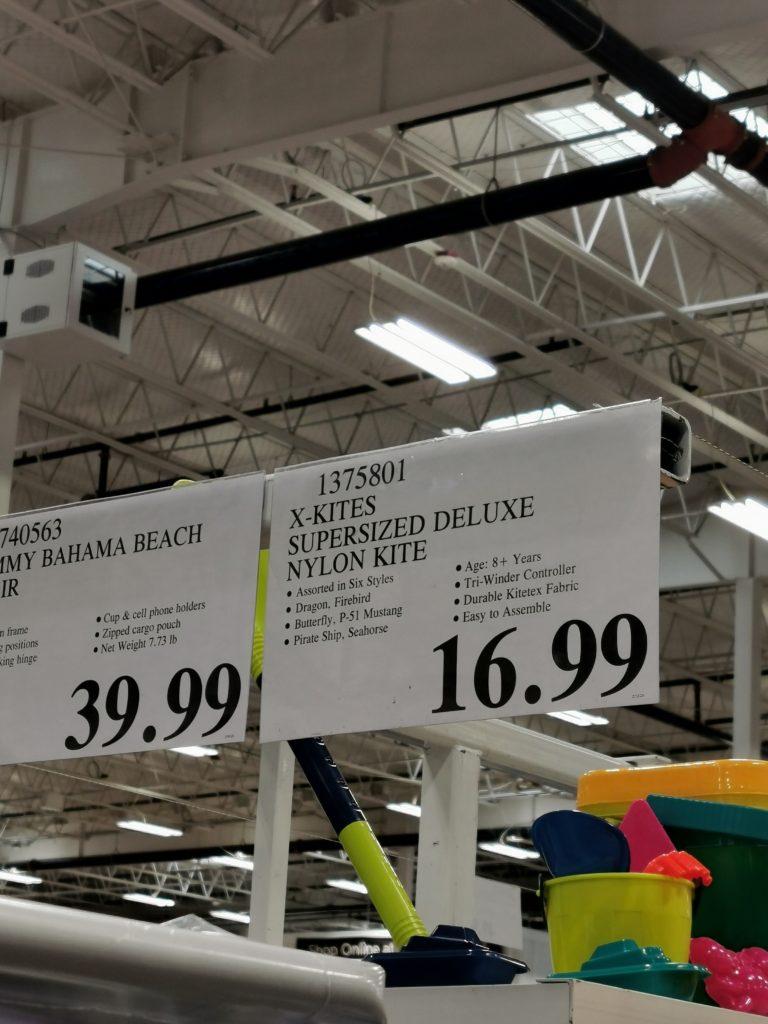 Costco-1375801-X-Kites-Supersized-Deluxe-Nylon-Kite-tag – CostcoChaser