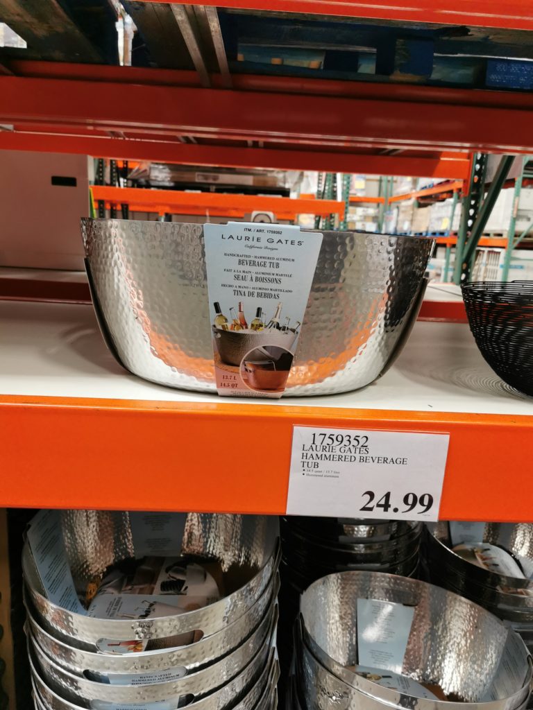 Laurie Gates Hammered Beverage Tub – CostcoChaser