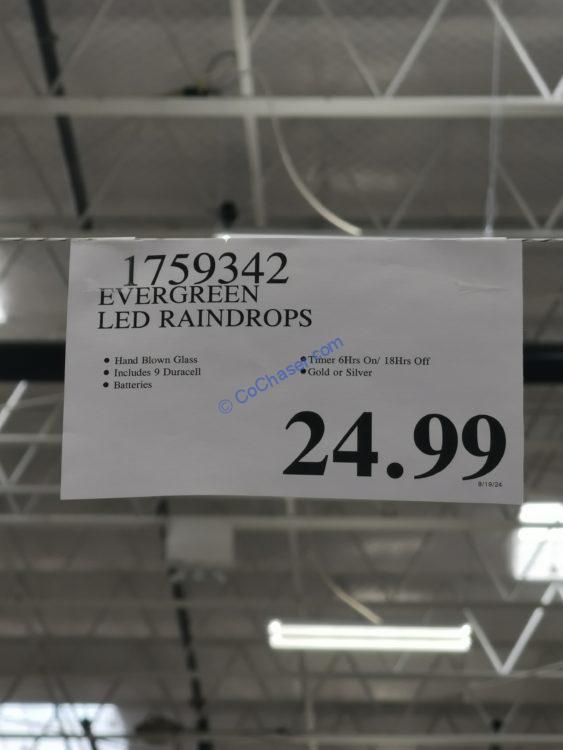 Costco-1759342-Evergreen-LED-Glass-Raindrops-tag – Costco Chaser