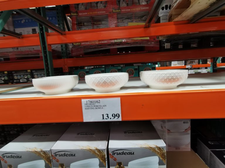 Trudeau 3-Piece Porcelain Service Bowls – Costco Chaser